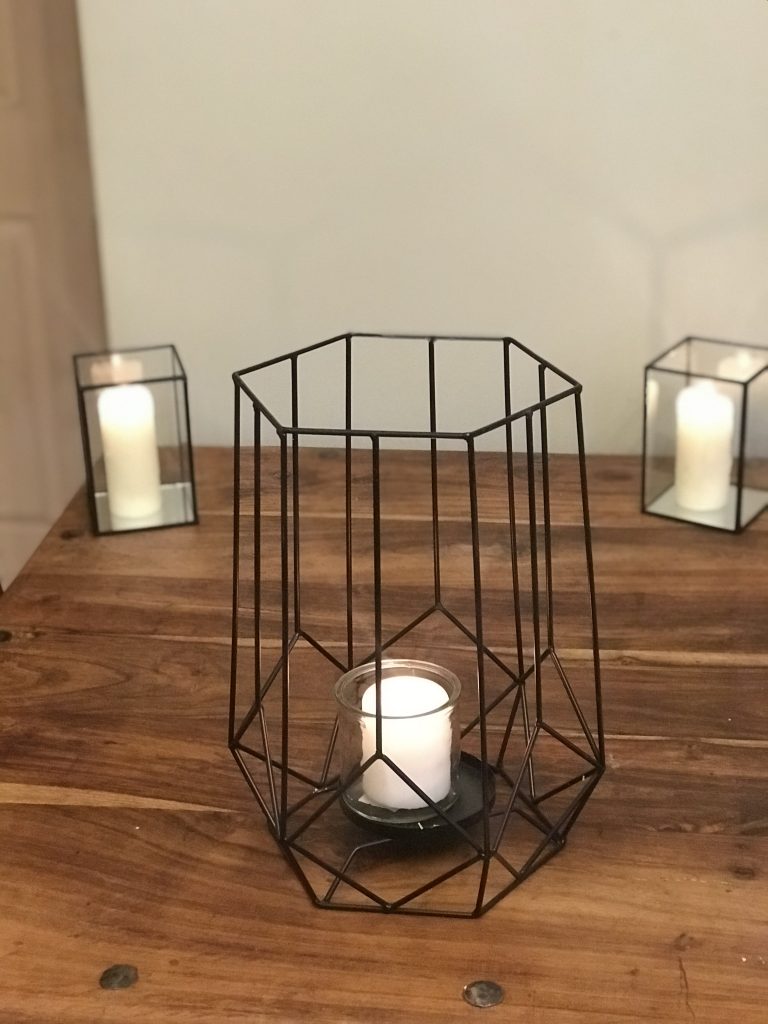 Geometric Lanterns Black - Inspired Hire